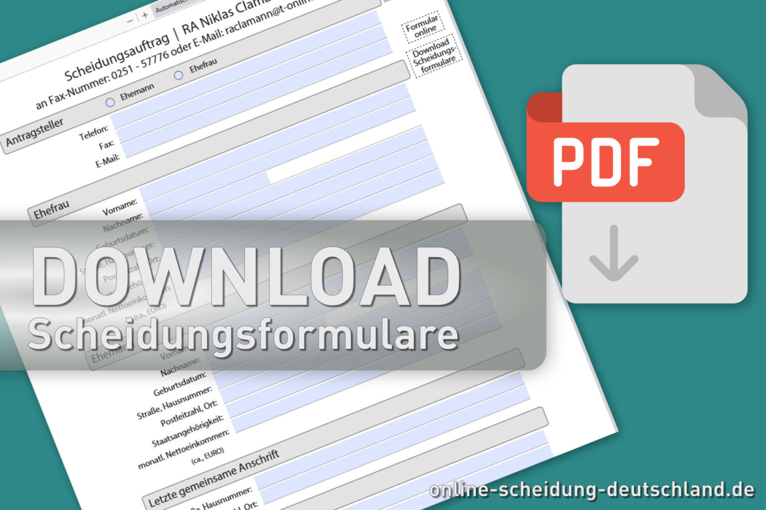 Download Scheidungsformulare - Online Scheidung - Scheidungsanwalt ...